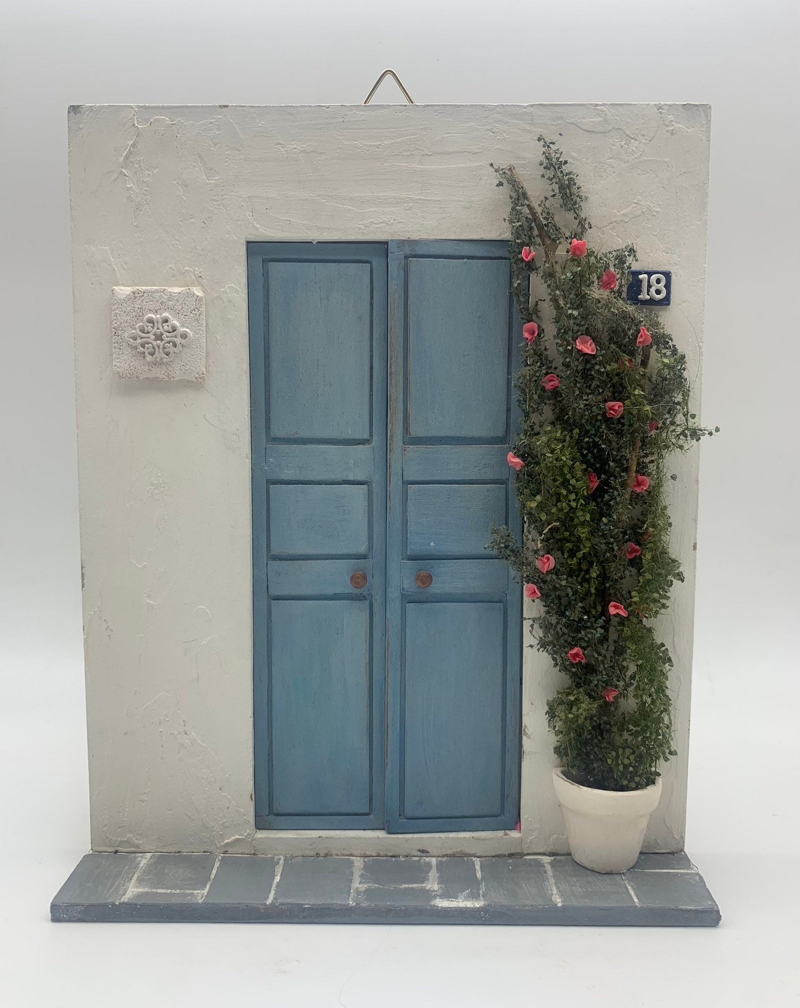 Miniature Door Reproduction, Wall Art, Greek Door - Etsy