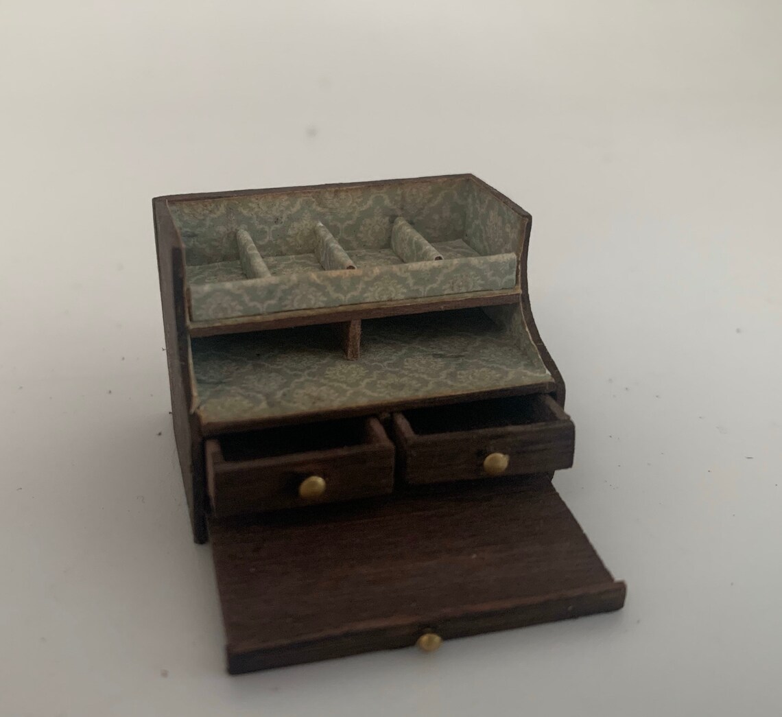 Dollshouse Miniature Writing Box One Inch 1:12 Scale | Etsy