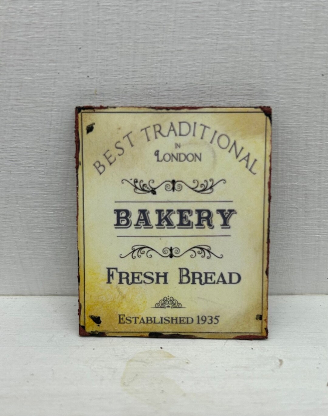 Dollshouse Miniature Bakery Sign, Miniature Kitchen Sign, 1:12 Scale - Etsy