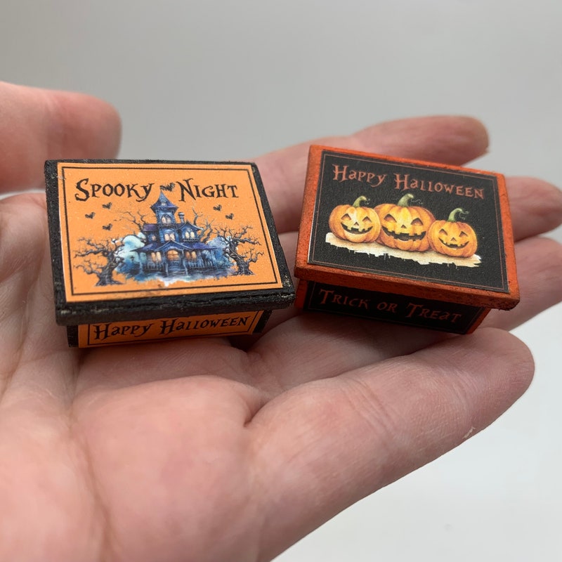 Halloween Miniatures - Etsy