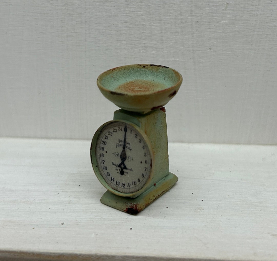 Dollshouse Miniature Scale, 1:12 Scale Kitchen Scale, Dolls Scale - Etsy