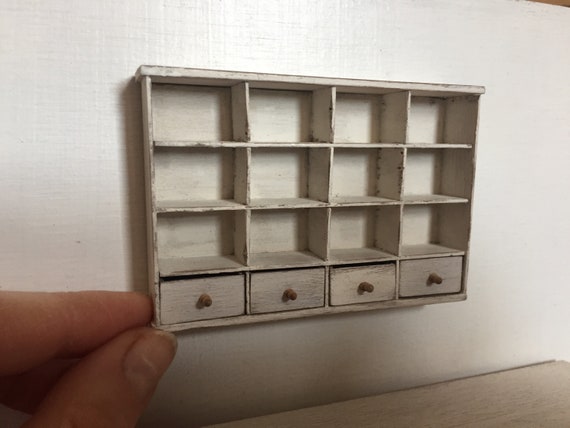 Dollshouse miniature shelves furniture 1:12 scale one inch | Etsy