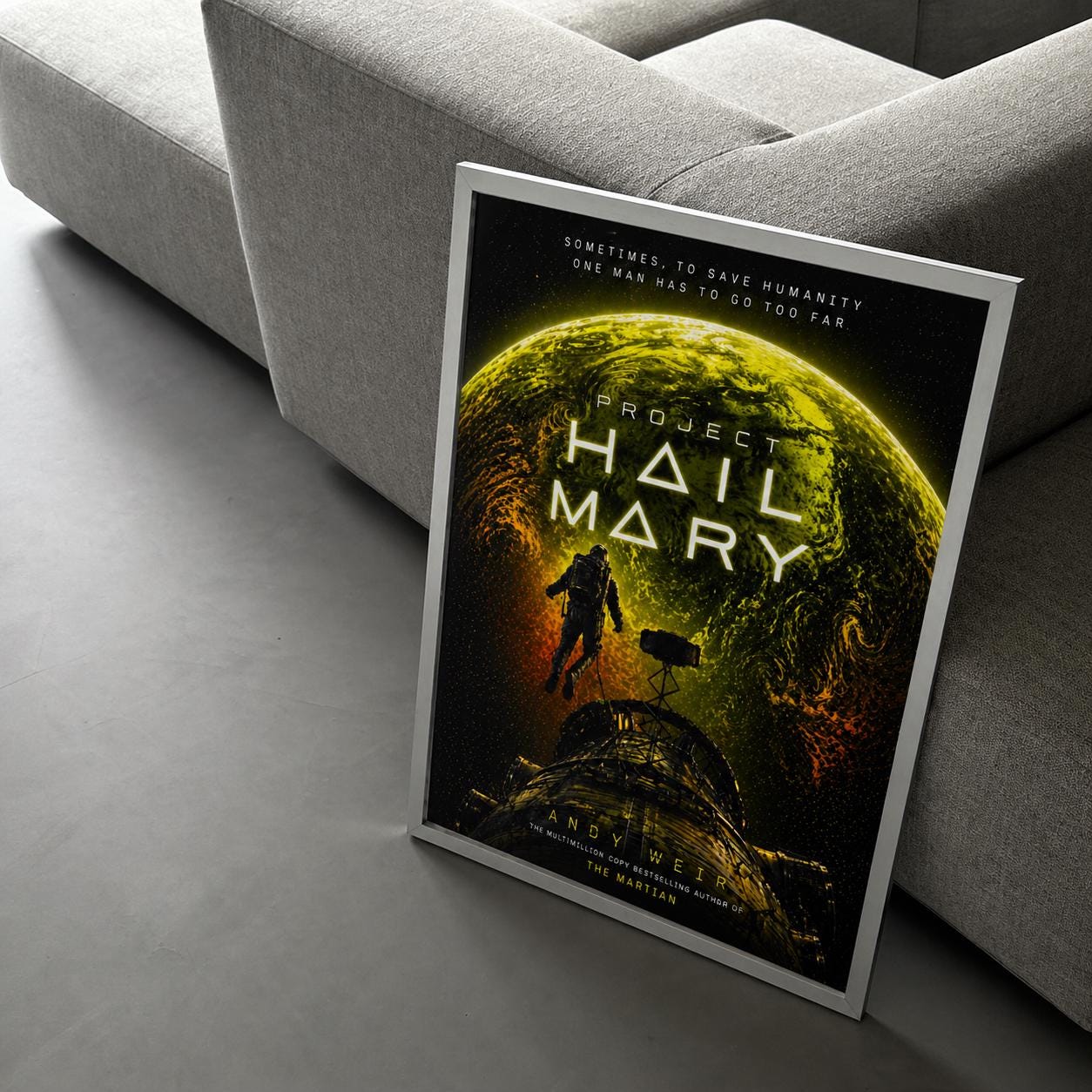 Project Hail Mary Poster | Space Travel Print | Retro Sci-fi Planet Fan ...