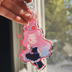 Alien Stage Bunny Acrylic Keychains - Etsy