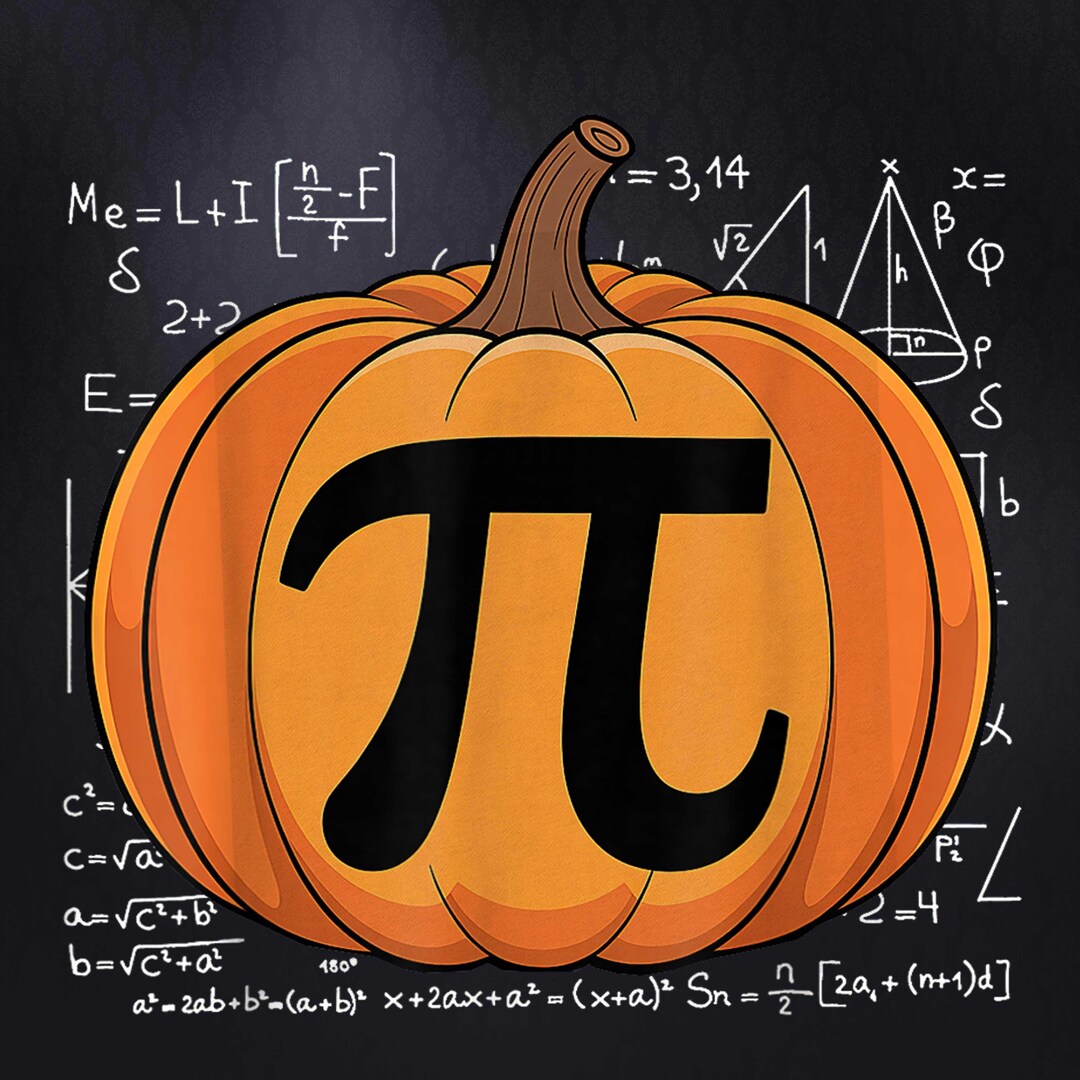 Pi Pumpkin Halloween Math Teacher PNG Digital Download - Etsy