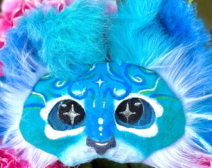 Mermaid Cat Mask | Furry/cosplay Mask | Bendable + Fully Furred Ears - Etsy