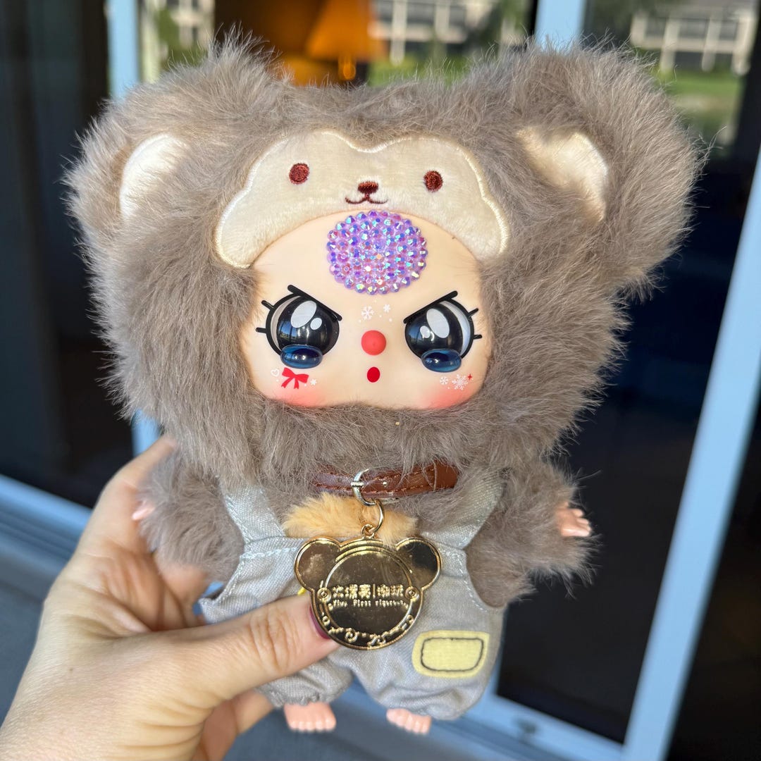 Lunar Chinese Zodiac Monkey Art Doll | Rare Eye Variant | Hand-applied ...