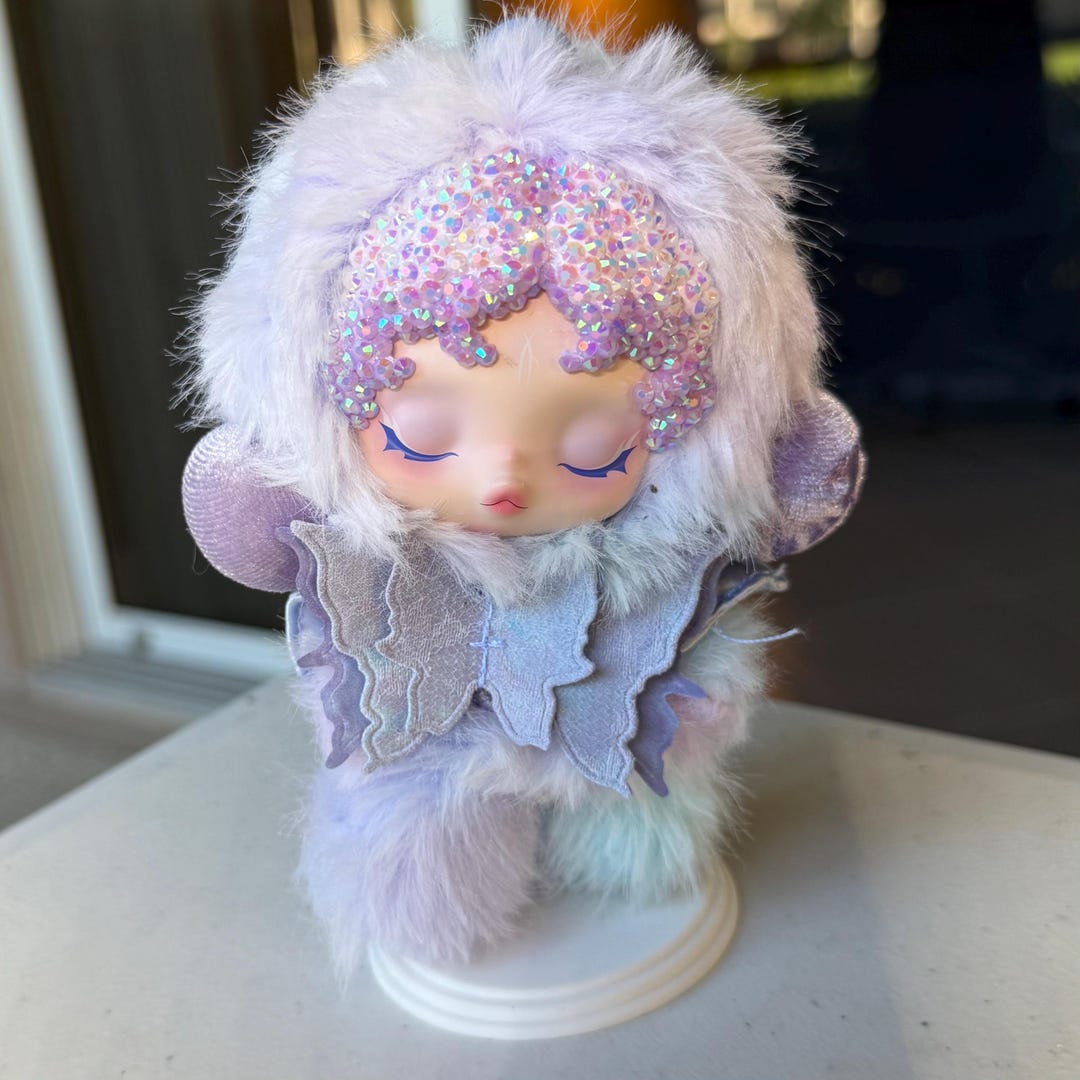 Dreamscape Blind Box Figure | Hand-embellished Sequin Purple Lightning ...