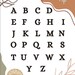 Boho Alphabet Poster - A-Z Printable for Kids Room, Nursery or ...