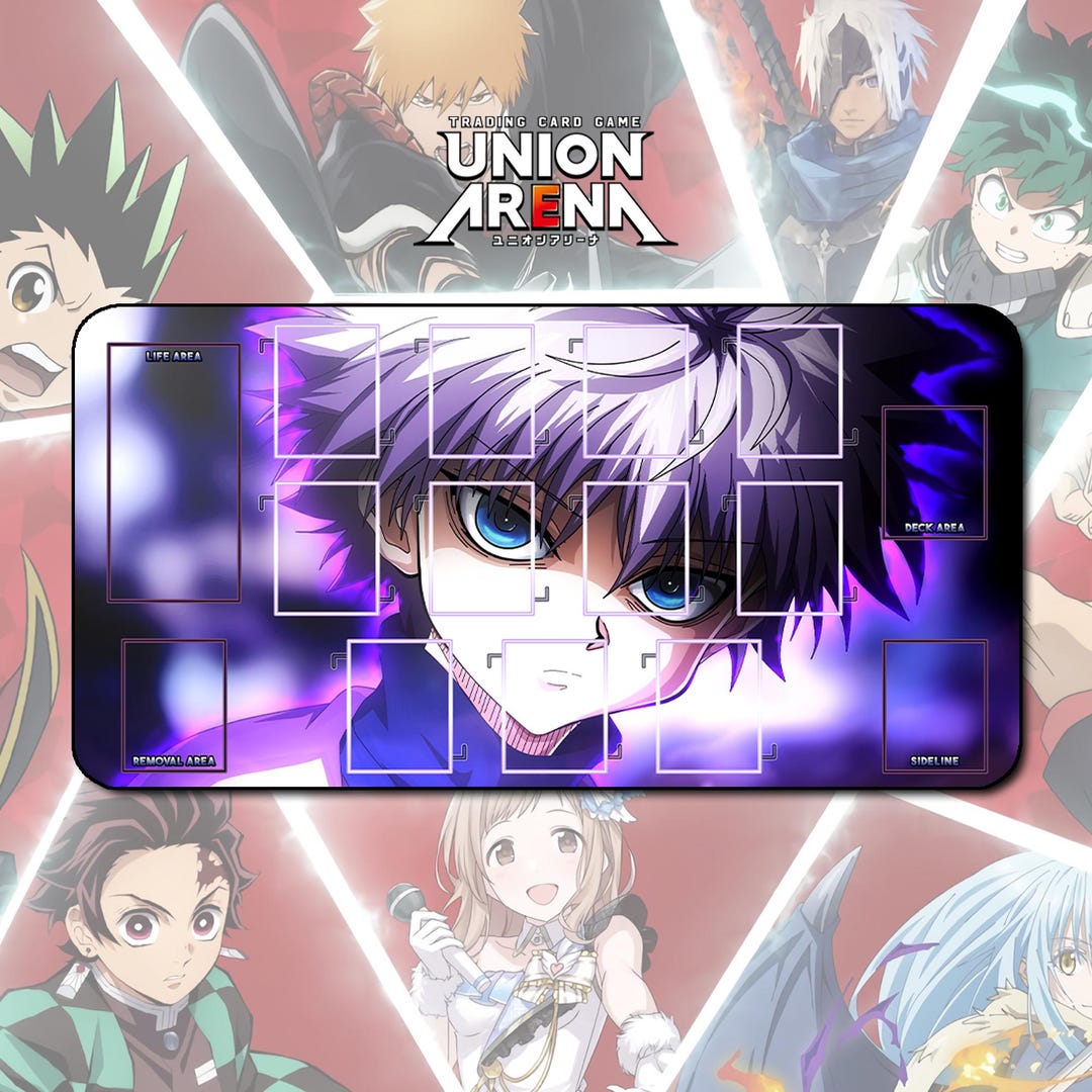 Killua Zoldyck Union Arena / Playmat 24"x14" Inches (600x350x2mm) - Etsy