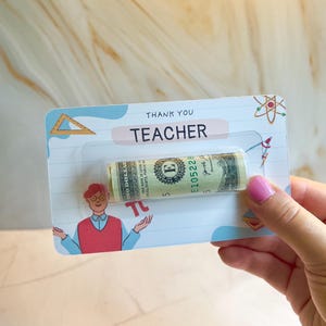 Teacher Appreciation Cash Gift for End of School Year - Teacher Money ...