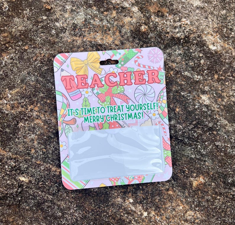 Christmas Teacher Gift Card Holder Gift for End of School Year ...