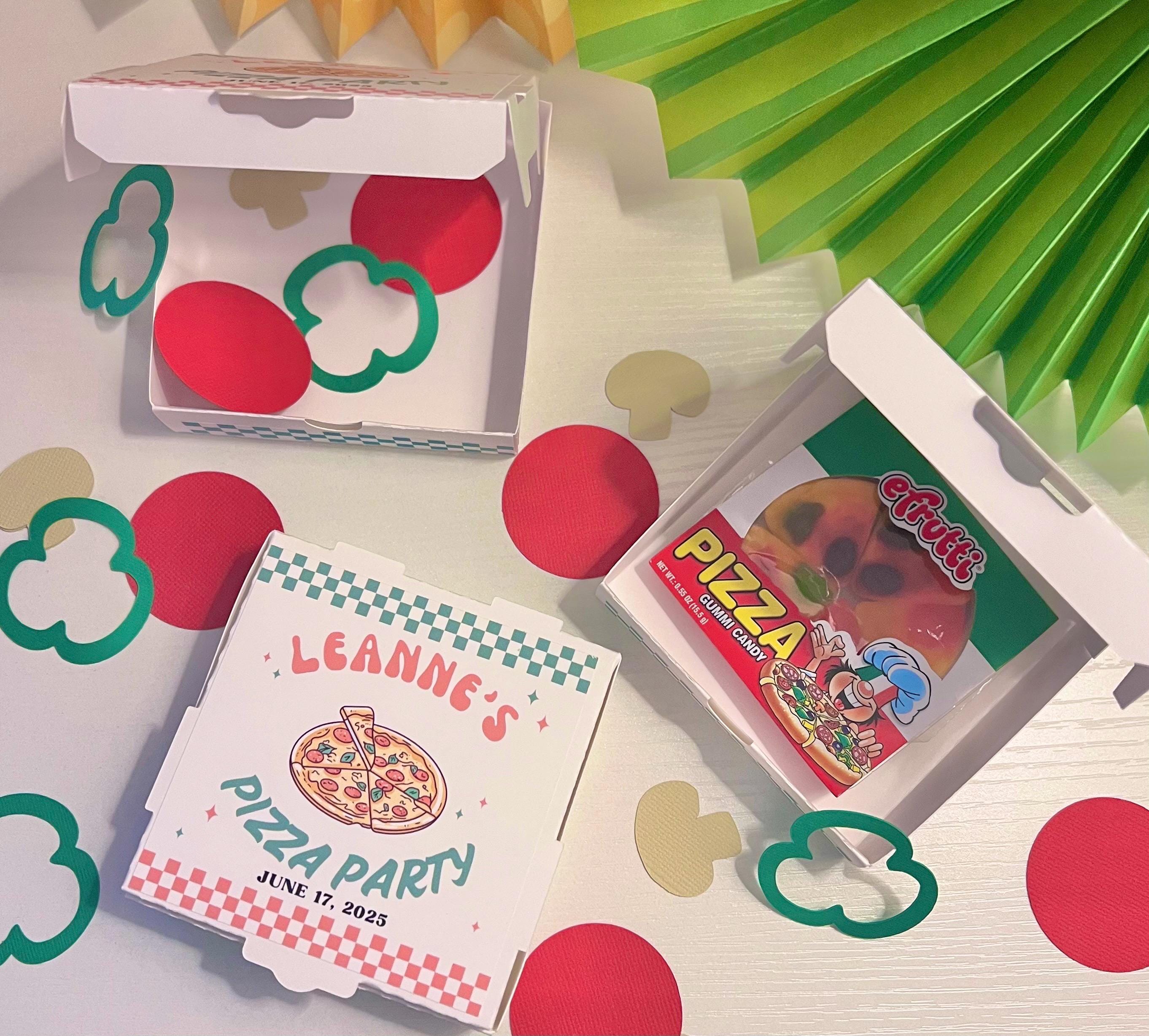 Mini Pizza Box Gift Party Favor for Pizza Party, Birthday Party Favor ...