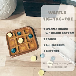Tic Tac Toe Board, Ceramic Clay, Spring Tictactoe Functional Art Game ...