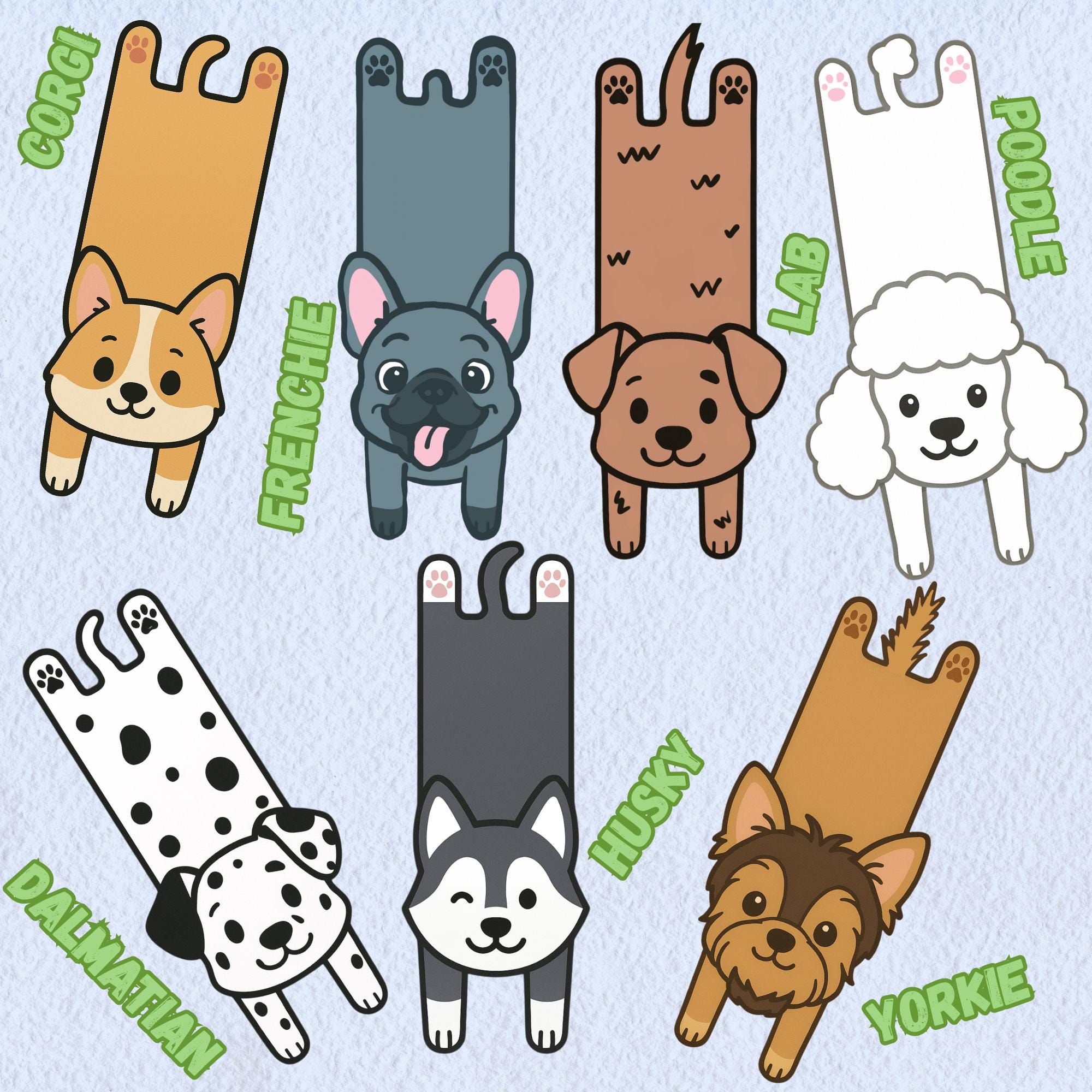 Long Dog Body Magnetic Bookmarks - Bookmarks for Book Lovers, Book-tok ...
