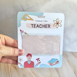 Teacher Appreciation Gift Card Holder Gift for End of School Year ...