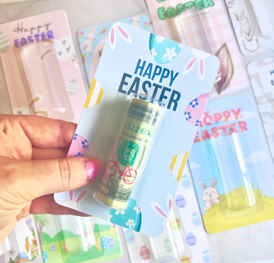 Easter Cash Money Holder Gift Card, Cash Card Gift for Kid's, Teen's ...