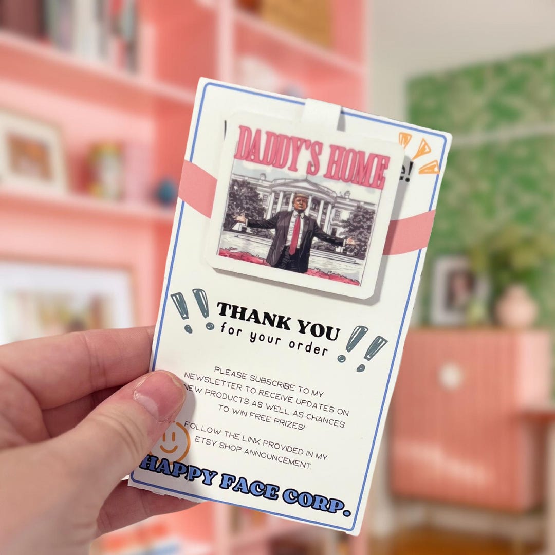 Magnetic Bookmark Donald Trump Daddys Home Magnetic Bookmark Gift for ...