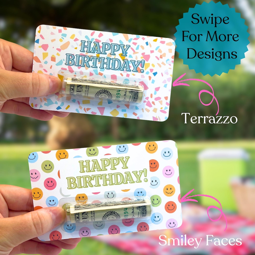 Birthday Cash Gift Holder Card for Kids, Teens & Adults Birthday ...