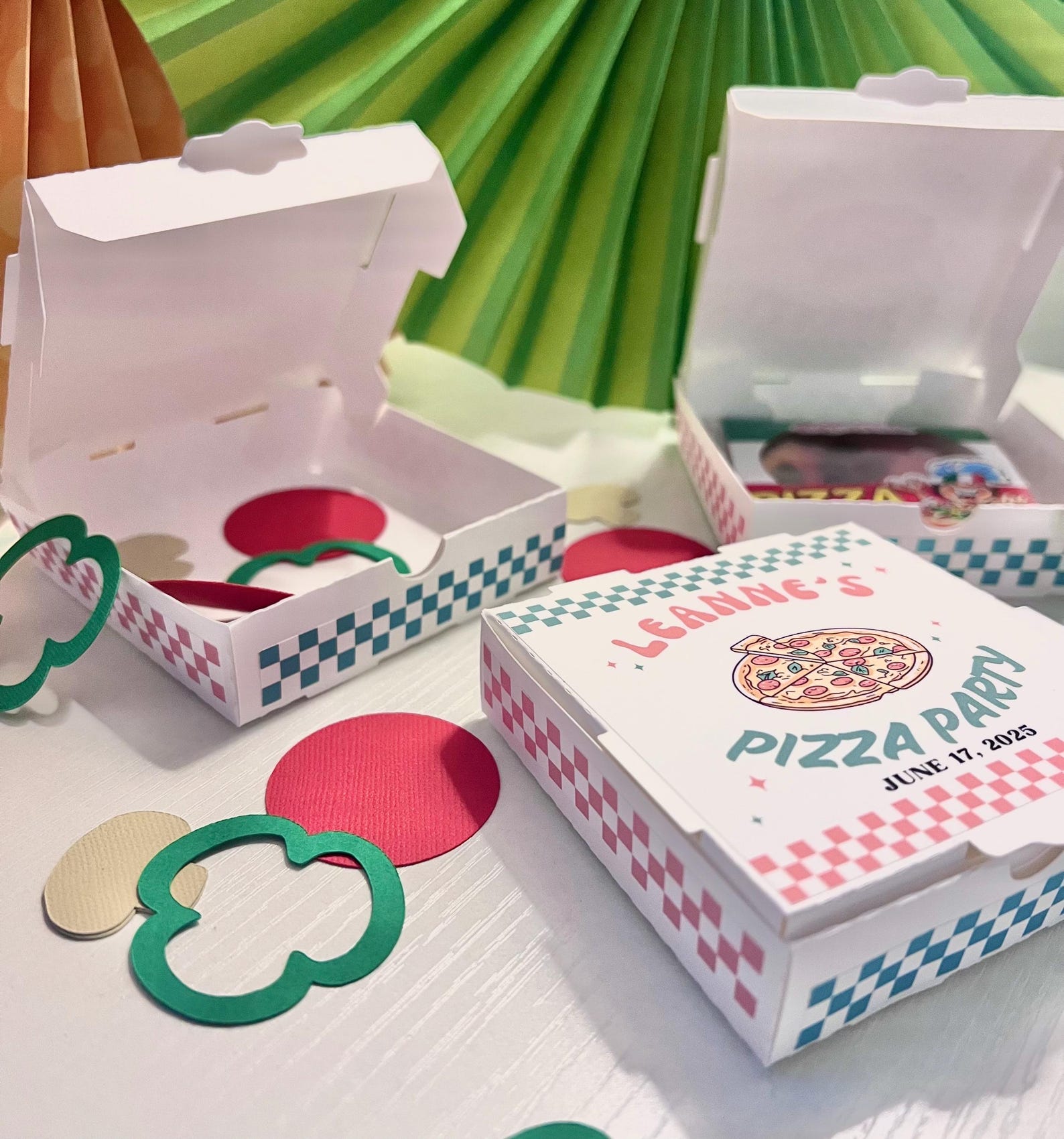 Mini Pizza Box Gift Party Favor for Pizza Party, Birthday Party Favor ...