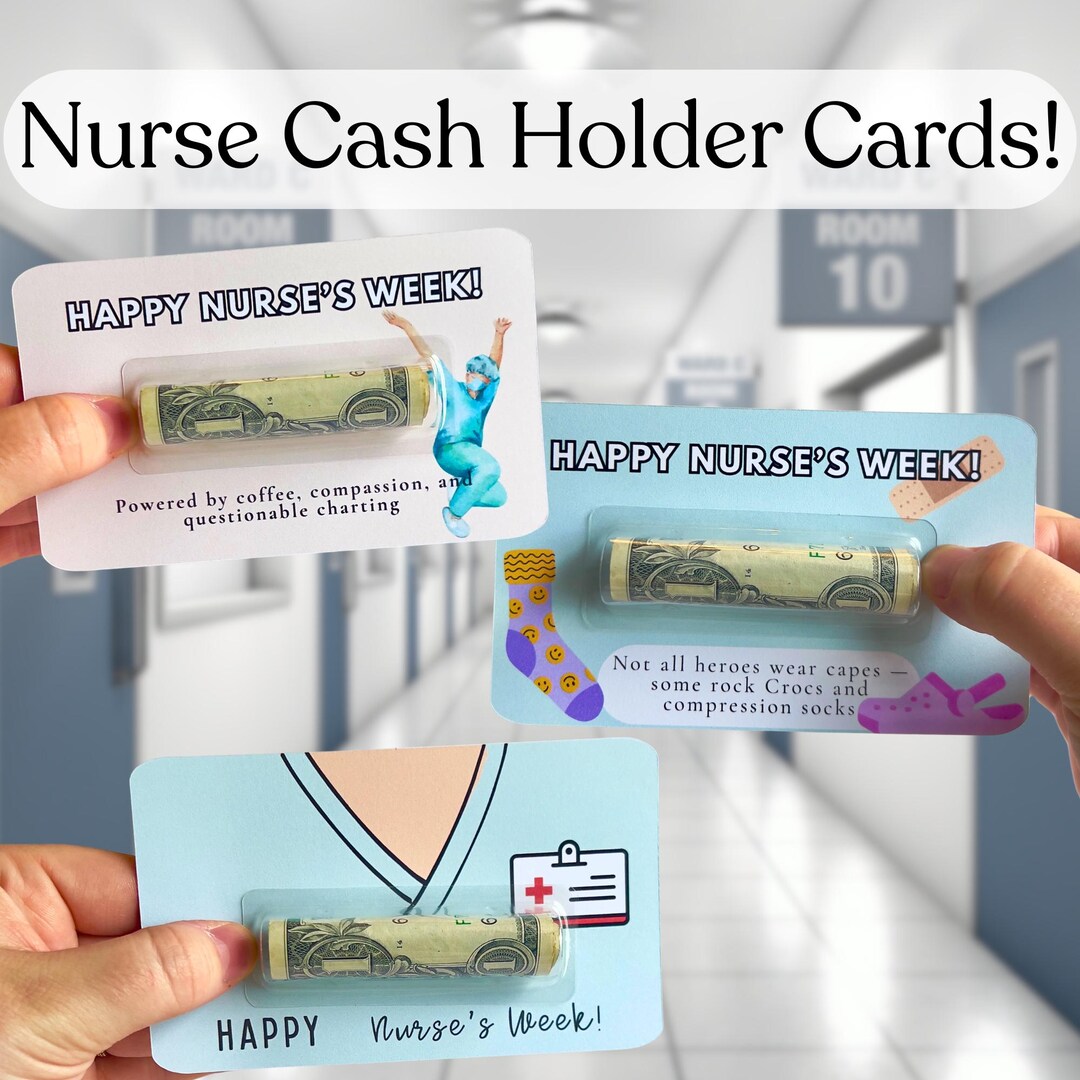 National Nurses Week Cash Holder Card - Cards for Nurses for Nurse ...