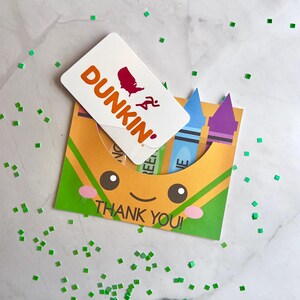 Teacher Appreciation Gift Card Holder Gift for End of School Year ...