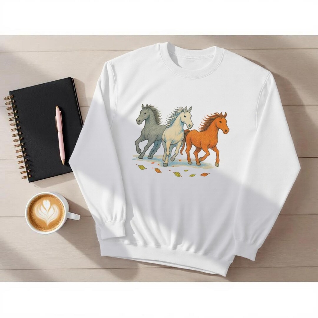 Western Horses Sweatshirt - Country Girl Horse Lover - Rodeo Girl - Etsy