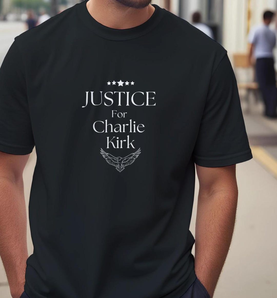 Justice for Charlie Kirk - Charlie Kirk Memorial - in Memory of - Trump ...