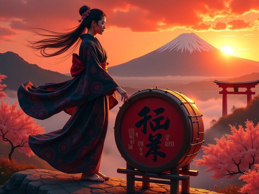 Japanese Motives 2 | Printable Digital Art | Instant Digital Download ...