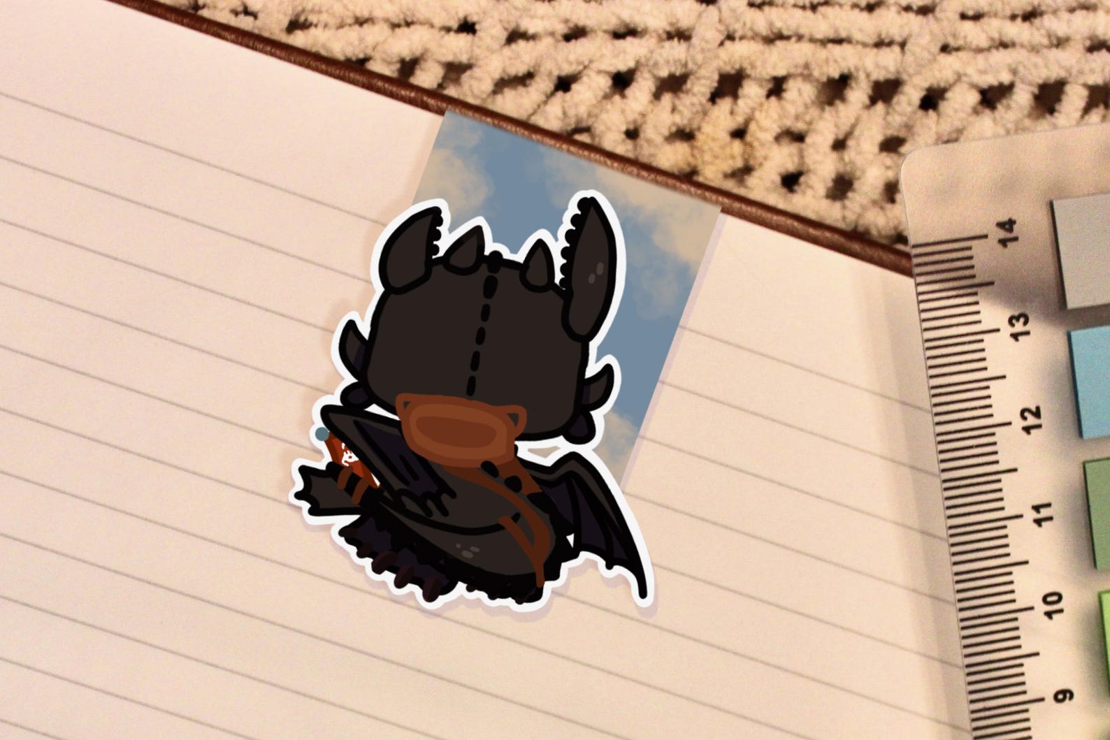 Toothless - HTTYD Inspired Magnetic Bookmarks - Etsy