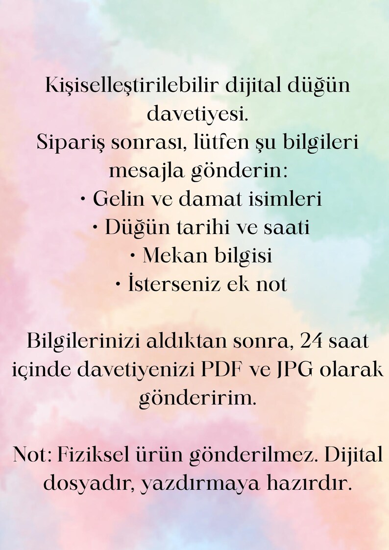 Custom Wedding Invitation – Torn Paper Effect – Minimalist Boho Style ...