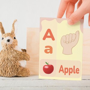 ASL Alphabet Flashcards: American Sign Language Learning Cards (digital ...