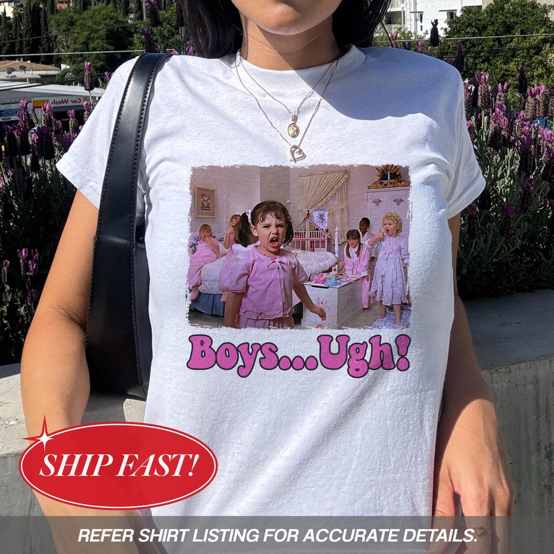 Boys Ugh Baby Tee, Funny Feminist Graphic Shirt, Brat Girl Aesthetic ...