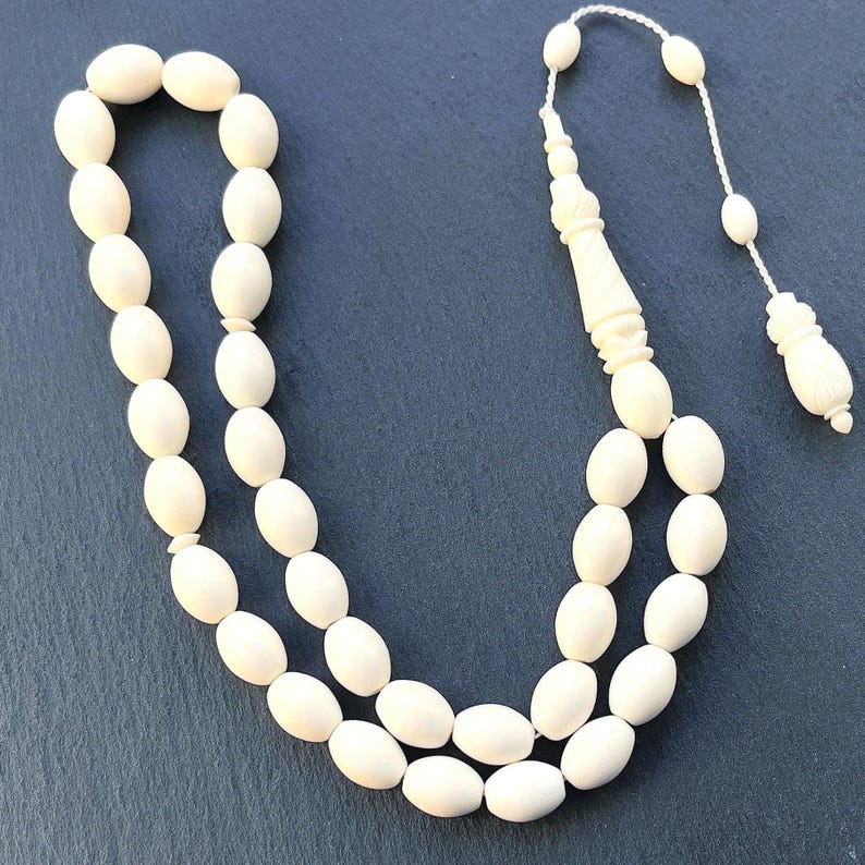 Handcrafted Camel Bone Tasbih | Islamic Prayer Beads | 33 Bead - Etsy