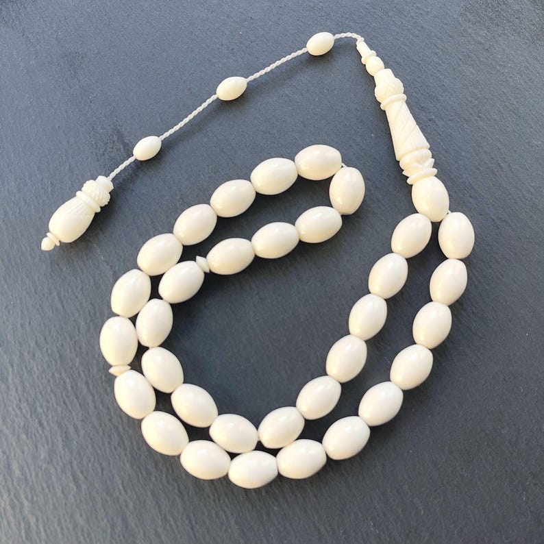 Handcrafted Camel Bone Tasbih | Islamic Prayer Beads | 33 Bead - Etsy