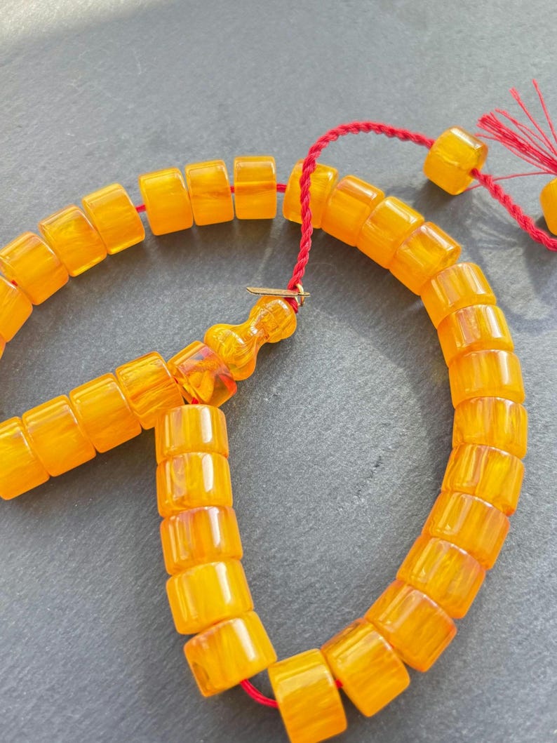 Handmade Faturan Style Resin Tasbih | Islamic Prayer Beads (33 Bead ...