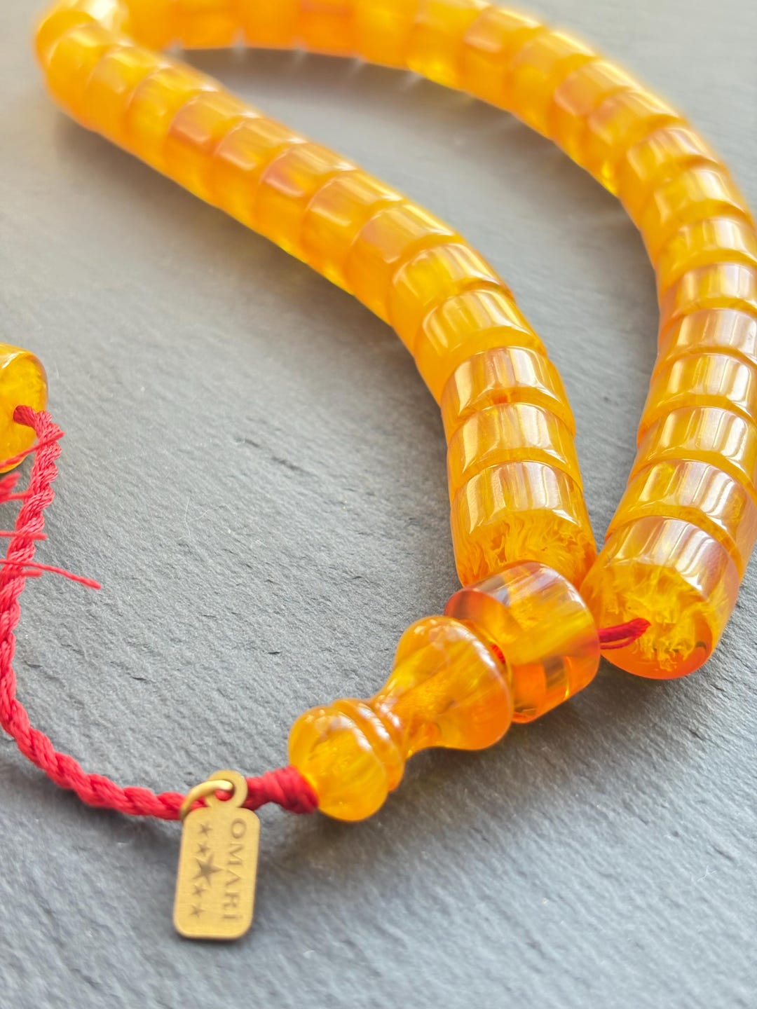 Handmade Faturan Style Resin Tasbih | Islamic Prayer Beads (33 Bead ...