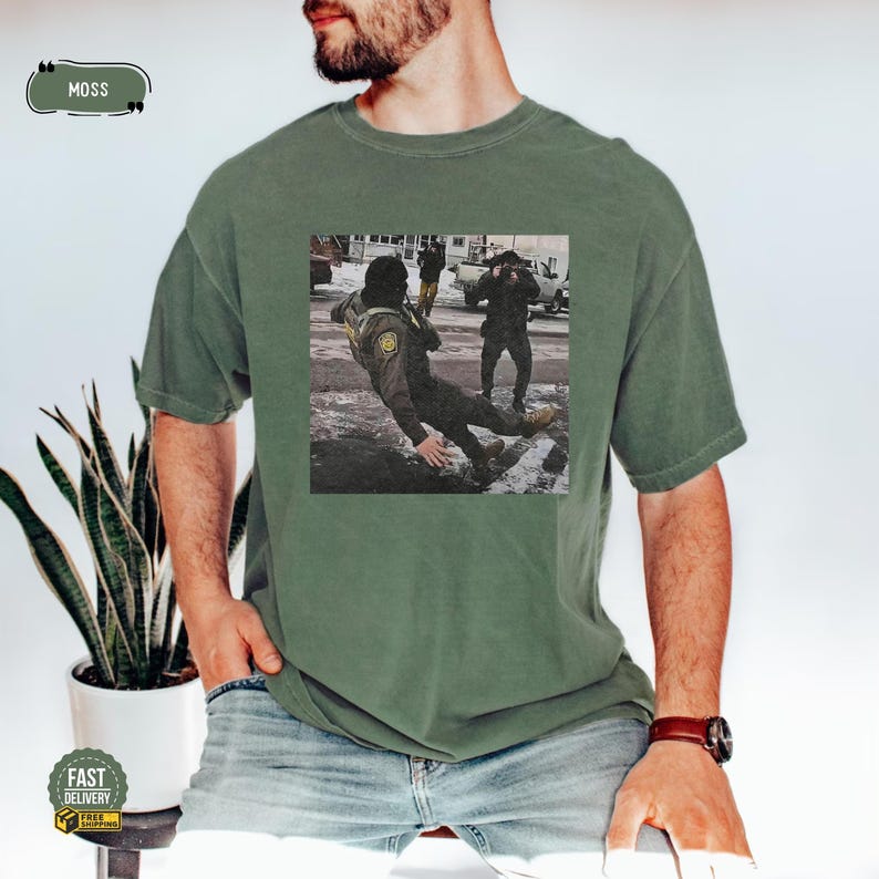 Ice Slipping in Minneapolis Meme Tee, Abolish ICE Protest, Comfort ...