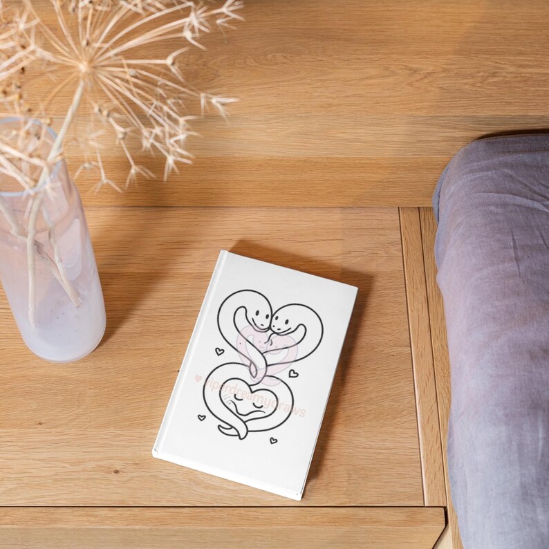 Snake Heart Coloring Pages – Cute Animal Line Art, Kawaii Snake Love ...
