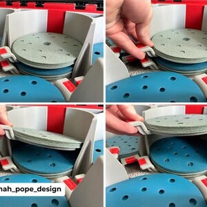 Packout Tool Box Insert for 6" Sanding Discs - Jonah Pope Design (JP-SD ...