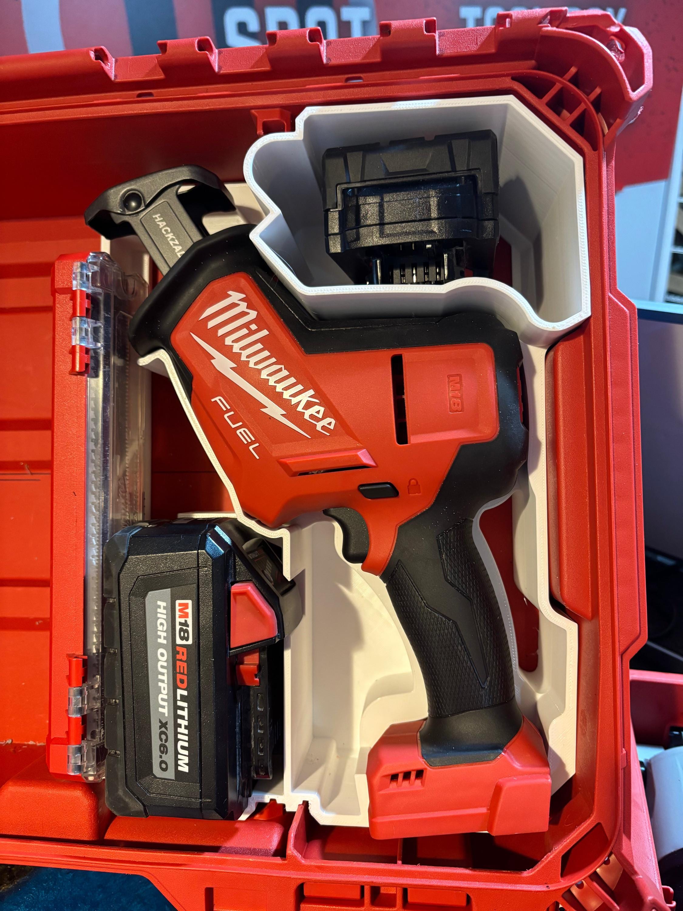 Packout Small Tool Box Insert for Milwaukee M18 FUEL Hackzall (MHZ18 TB ...