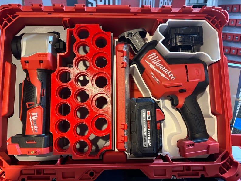 Packout Small Tool Box Insert for Milwaukee M18 FUEL Hackzall (MHZ18 TB ...