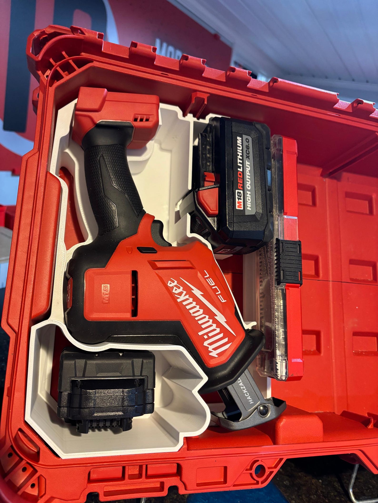 Packout Small Tool Box Insert for Milwaukee M18 FUEL Hackzall (MHZ18 TB ...
