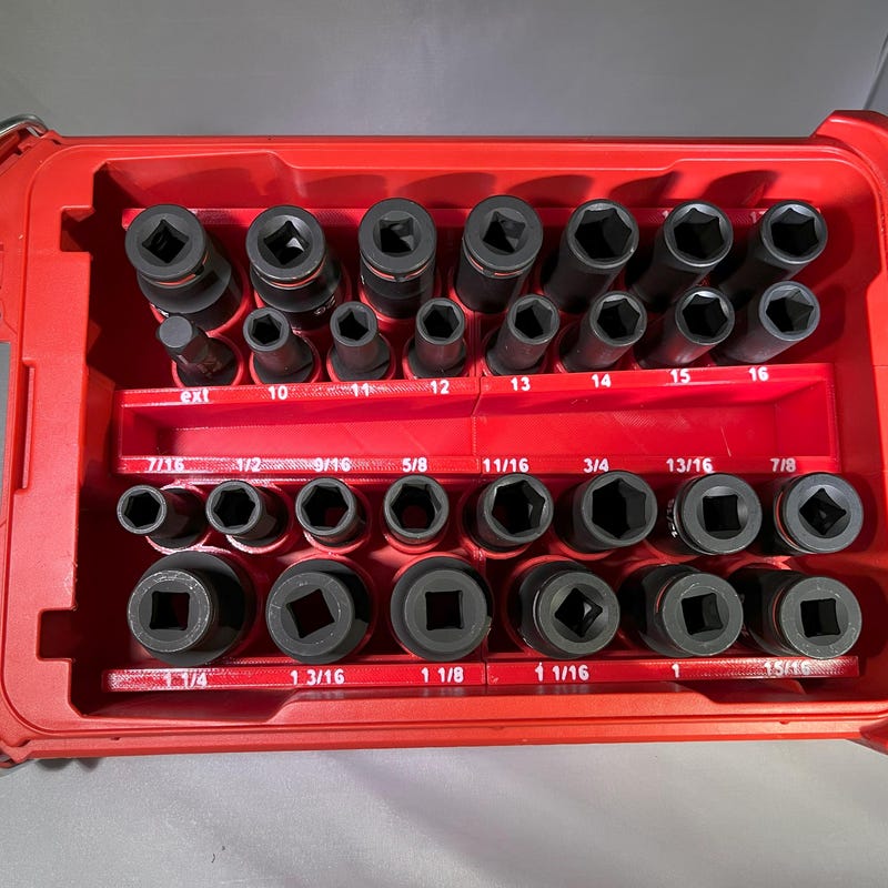 1/2 Impact Socket Organizer - Etsy Canada