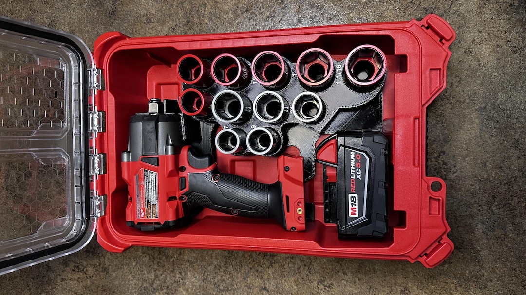 Packout Insert for M18 1/2" Mid-torque Impact Wrench and Lug Nut ...