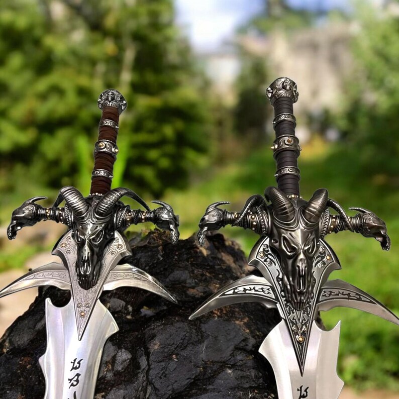 Frostmourne Sword Replica | Metal Lich King Cosplay, Wow Inspired - Etsy