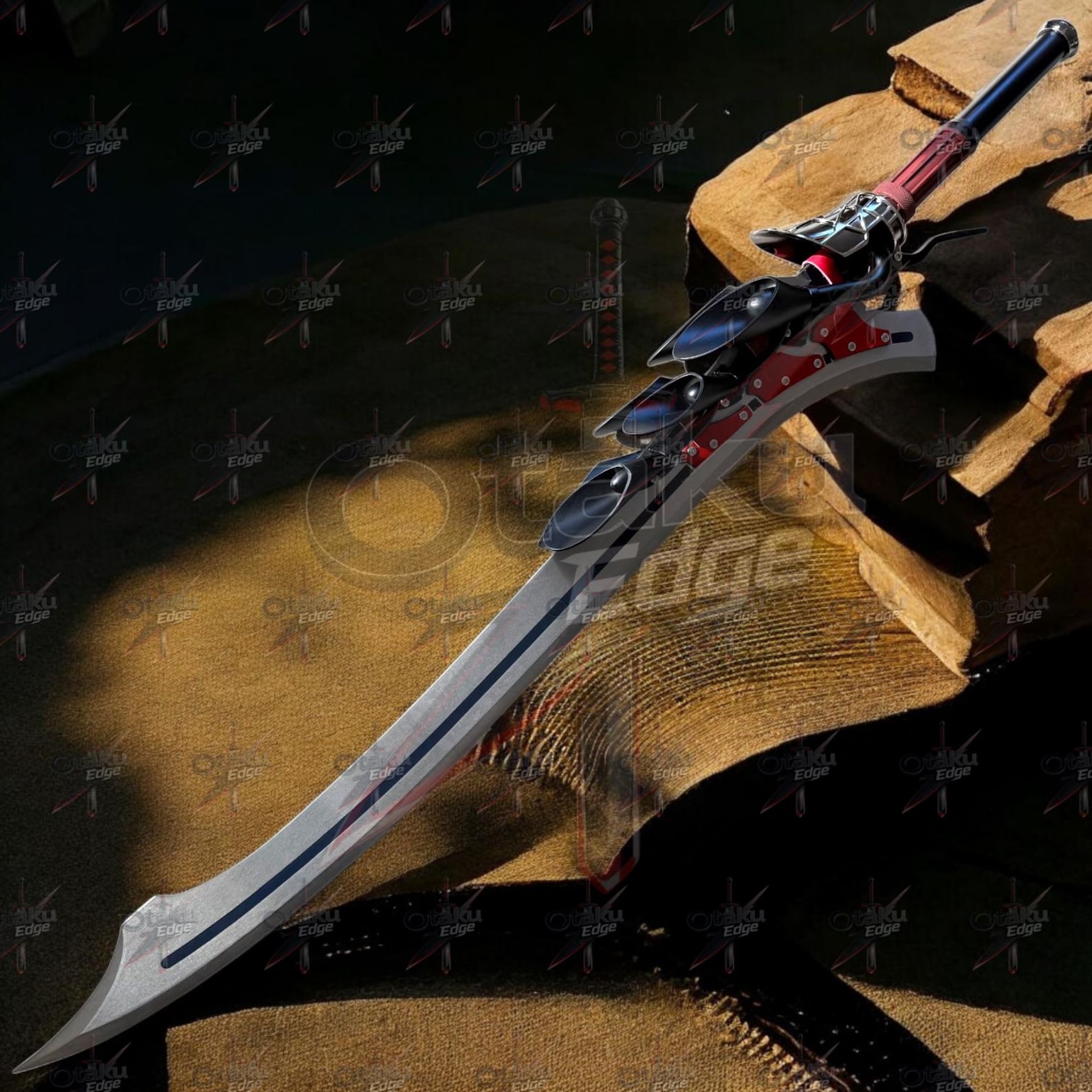 Red Queen Devil May Cry Sword | Nero Cosplay Replica | Gamer Room Décor ...
