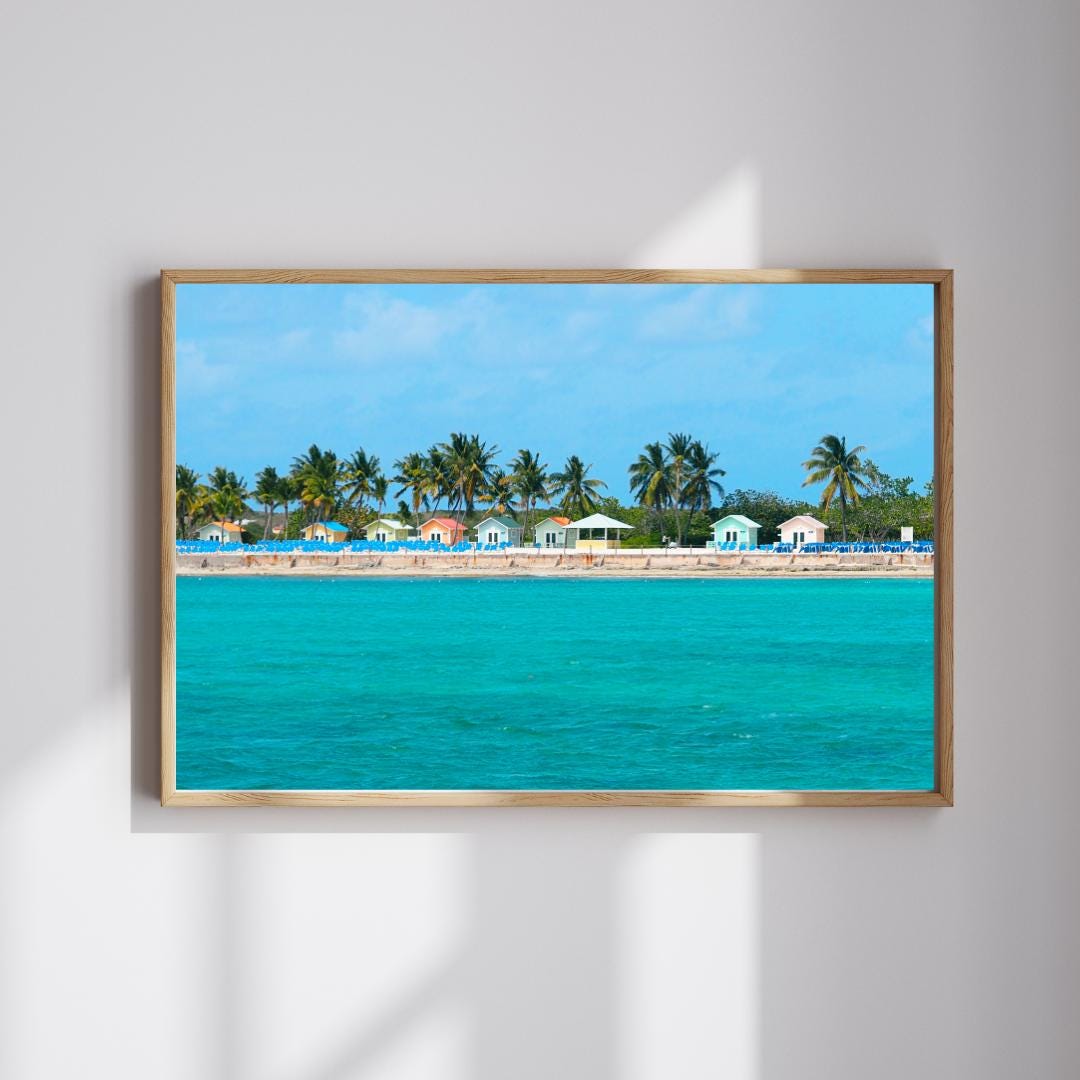 Huts at the Bahamas: Bahamas Fine Art Photo Print Landscape - Etsy