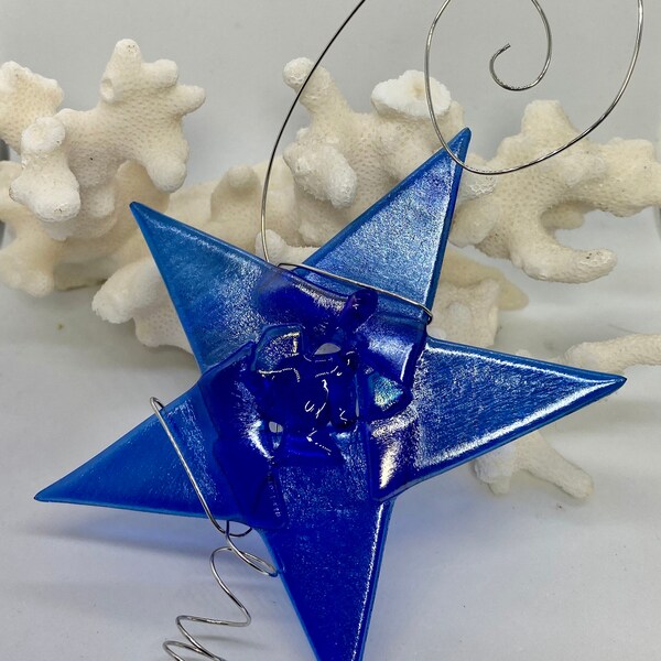 Fused Glass Star - Etsy