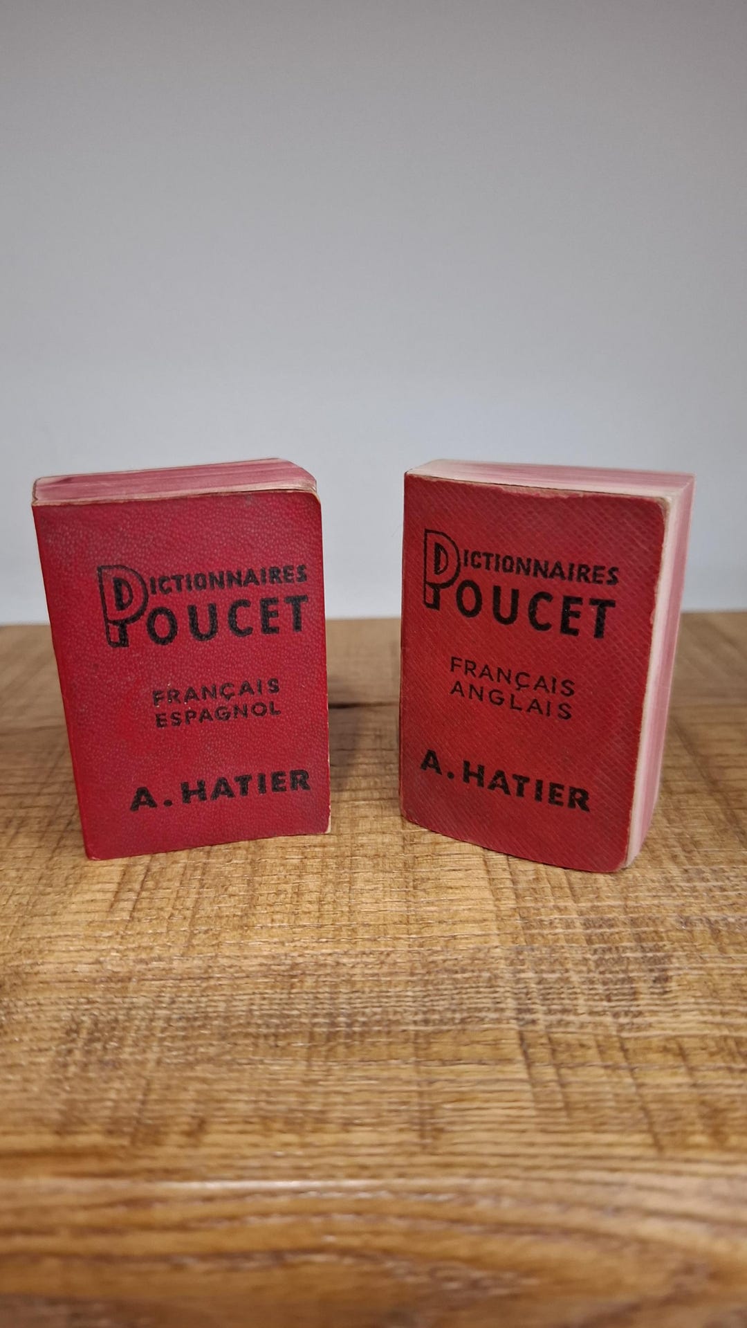 Antique French Pocket Dictionary Set | C.1910 Poucet-hatier - Etsy